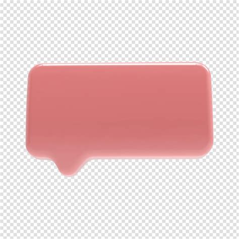 Premium Psd Chat Bubbles Or Speech Bubble Icon Website Ui On Pink Background 3d Rendering