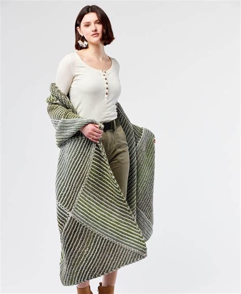 Knitting Patterns Galore Modular Motif Wrap