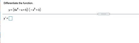 Solved Find The Derivative Of The Following Function 3 2
