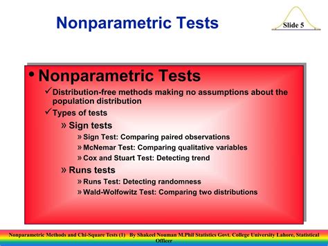 Nonparametric Methods And Chi Square Tests 1 Pptx