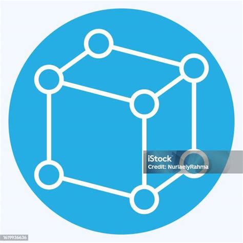 아이콘 프레임워크 3d 시각화 기호와 관련이 있습니다 파란 눈 스타일 심플한 디자인 편집 가능 간단한 그림 3차원 형태에 대한 스톡 벡터 아트 및 기타 이미지 Istock