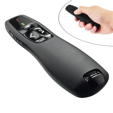2 4Ghz USB RF Wireless Presenter Handheld Pointer PPT Remote Control With Red Laser Pointer Pen