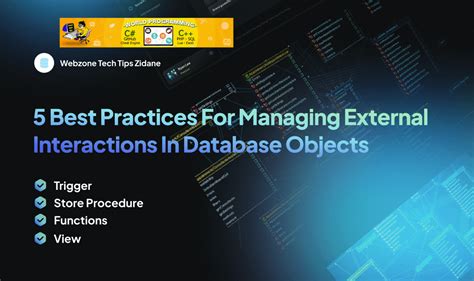 5 Best Practices For Managing External Interactions In Database Objects