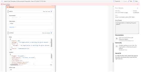 Coe Starter Kit Bug Sync Template V3 Environment Properties · Issue 6005 · Microsoftcoe
