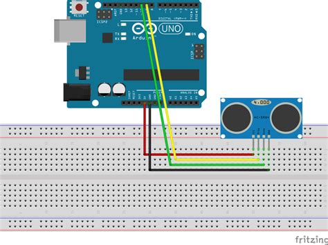 Arduino Ultrasonic Sensor With Serial Monitor