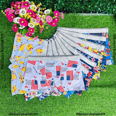 กางเกงในชายลายการ์ตูนผ้ายางยืดสุดเท่นิ่มโปร่งยืด 4 ทาง Shopee Thailand