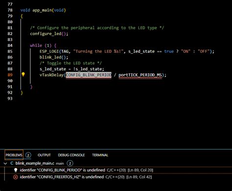 Identifier Configidftarget Is Undefined和identifier Configfreertoshz Is Undefined Vsc