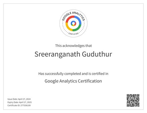 G Sree Ranganath On Linkedin Hi All I Have Successfully Completed The