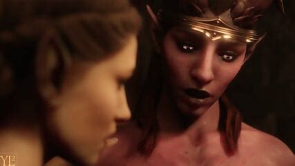 Hot Experienced MILF Made A Timid Demoness With A Dick Cum Four Times Exciting Futanari