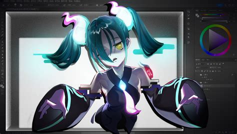 Hatsune Miku And Ghost Miku Pokemon And More Drawn By Tombmonster Danbooru