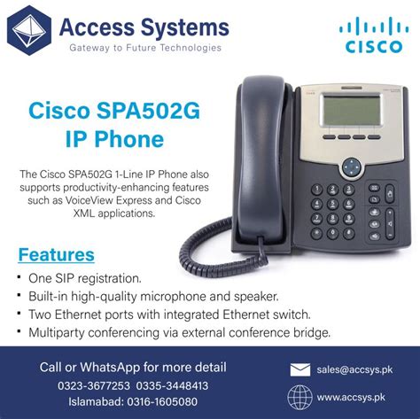 Access Systems On Linkedin Cisco Spa502g Voip Businessphones Communication Ipphone