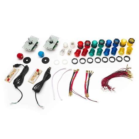 2 Player Diy Arcade Joystick Kit All