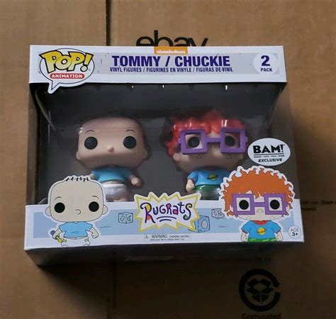Nickelodeon Rugrats Pop Animation Tommy And Chuckie Bam Exclusive Funko 2043153299