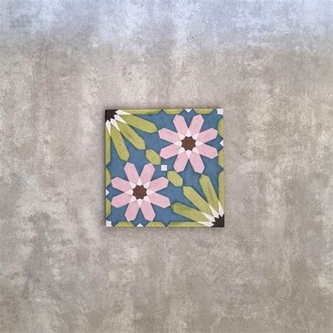 Full Tile Sample Fizaan Summer Anti Slip Moroccan Patterned Porcelain