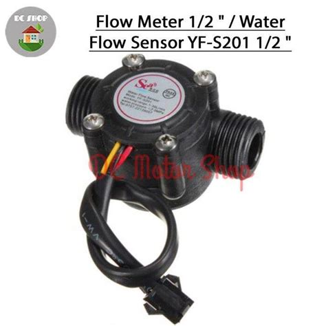 Flow Meter 12 Water Flow Sensor Yf S201 12 Lazada Indonesia
