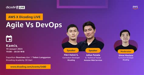 Aws X Dicoding Live Agile Vs Devops Dicoding Indonesia