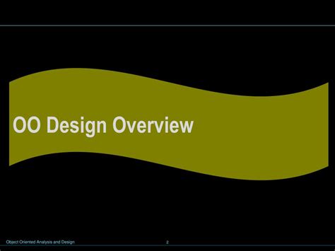 PPT Chapter Object Oriented Design PowerPoint Presentation Free Download ID