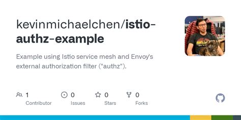 Github Kevinmichaelchenistio Authz Example Example Using Istio Service Mesh And Envoys