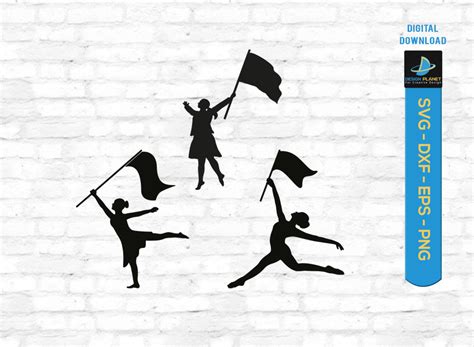 About Color Guard Flags Svg Graphic By Designplanetbd · Creative Fabrica