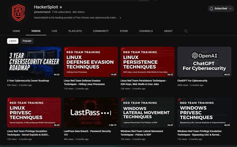 Hackersploit On Offsec Tools