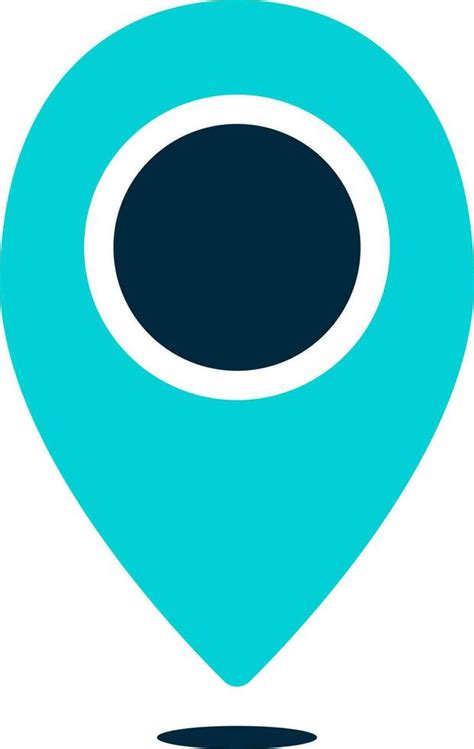 Isolated Blue Map Pointer In Flat Style 24330557 Vector Art At Vecteezy