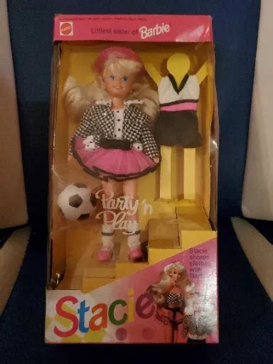 Mattel Vintage Barbie Stacie Party N Play Fashion Doll In Box Nrfb Picclick Uk