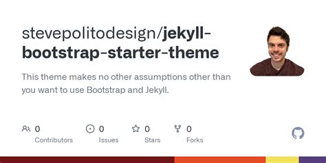 GitHub Stevepolitodesign Jekyll Bootstrap Starter Theme This Theme