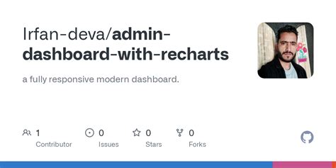 Github Irfan Deva Admin Dashboard With Recharts A Fully Responsive Modern Dashboard