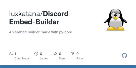 GitHub Luxkatana Discord Embed Builder An Embed Builder Made With Py Cord