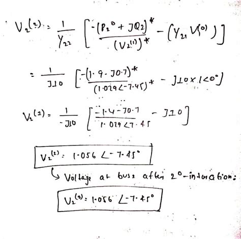 Solved A Two Bus Power System Is Shown In Figure The Admittances The Course Hero