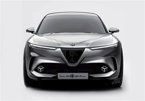 Nuovo Alfa Romeo Stelvio 2025 Anteprima Della Firma Luminosa Negli