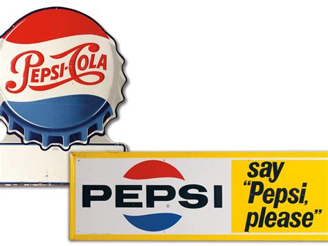 Two Pepsi Signs The Dingman Collection 2012 Rm Sothebys