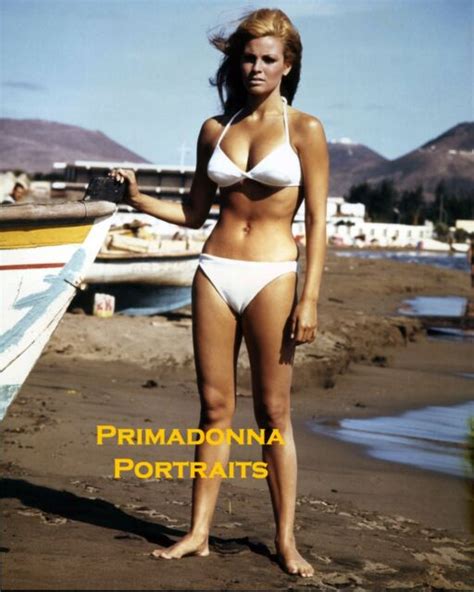 Raquel Welch X Lab Color Photo Sexy Bikini Swimsuit Daring Pose Slender Legs Ebay
