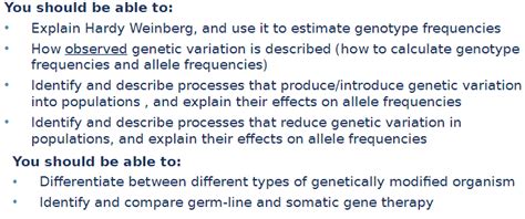 You Should Be Able To Explain Hardy Weinberg And