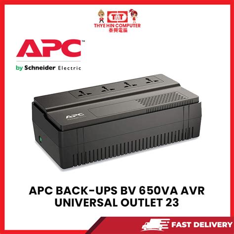 APC BACK UPS BV VA AVR UNIVERSAL OUTLET V SBN YES NILAI NO MELAKA NO HPS NO Thye Hin