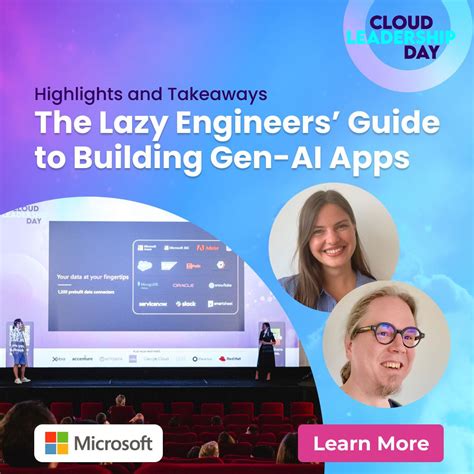 Cloud Leadership Day On Linkedin Cloudleadershipday Genai Azure Cloudsolutions Engineering