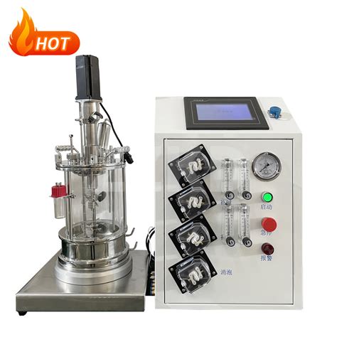 Bioreactor Lab Fermenter Bio And Mushrooms Bacteria Fermentation Reactor Continuous Stirred Tank