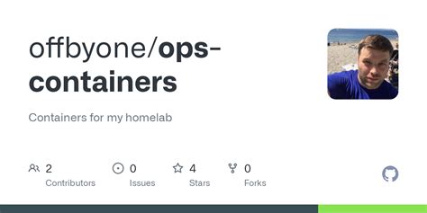 Github Offbyone Ops Containers Containers For My Homelab