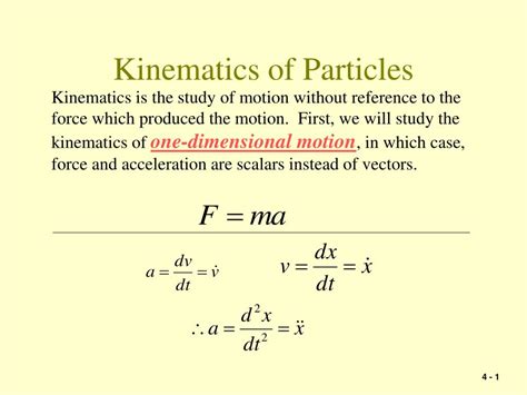 PPT Kinematics Of Particles PowerPoint Presentation Free Download