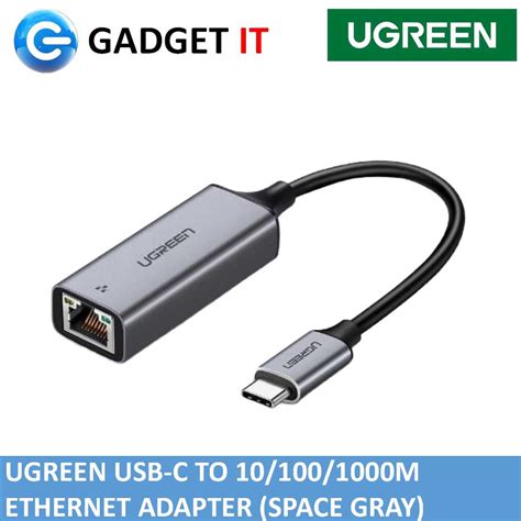 Ugreen Usb Type C To 10 100 1000m Ethernet Adapter Gigabit Cm199 50737 Shopee Malaysia