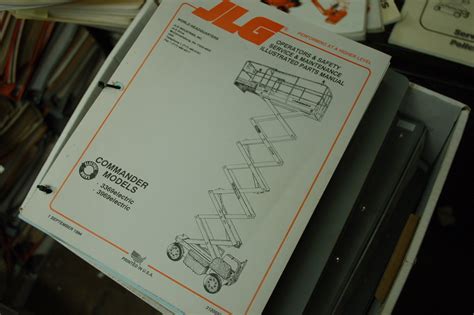 Jlg 3369 3969 Electric Scissor Man Lift Parts Service Maintenance Owner
