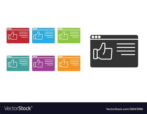 Black Browser Window Icon Isolated On White Vector Image