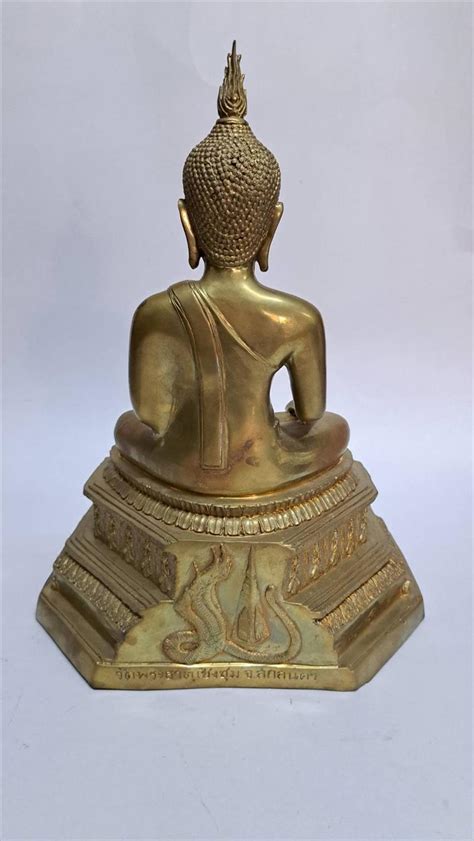 พระพุทธรูปสำคัญๆทุกวัดทั่วไป หลวงพ่อองค์แสน รุ่นพญาสุวรรณนาคปี2556วัดพระธาตุเชิงชุมหน้าตั ก7นิ้ว