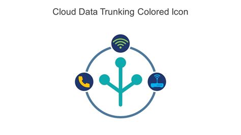 Cloud Data Trunking Colored Icon In Powerpoint Pptx Png And Editable Eps Format Ppt Template