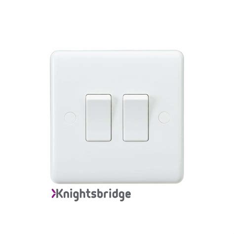 Curved Edge 10ax 2g 2 Way Switch Evolution Electronics And Electrical Ltd