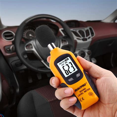Decibel Meter RISEPRO Digital Sound Level Meter DB Audio Noise Measure Device