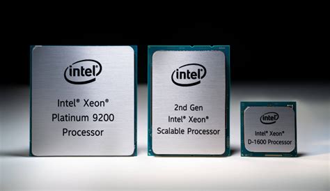 Intel Announces Nd Generation Core Xeon Processors With AI Deep Learning