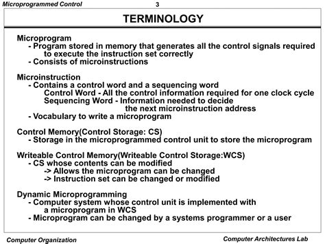 Microprogrammed Of Organisation And Architecture Of Computerpptx