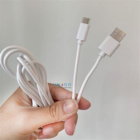 สายชาร์จ Type C Usb Typec สายชาร์จโทรศัพท์ เครื่องวัดอุณหภูมิ สายชาร์จไทป์ C และแบตสำรอง