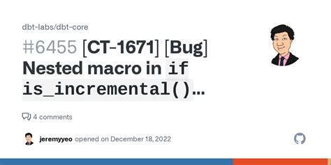 Ct 1671 Bug Nested Macro In `if Isincremental` Block Results In